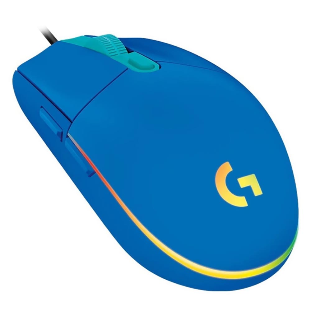 Mouse Gamer Logitech G203 Lightsync Usb Rgb Azul 910 005795 No