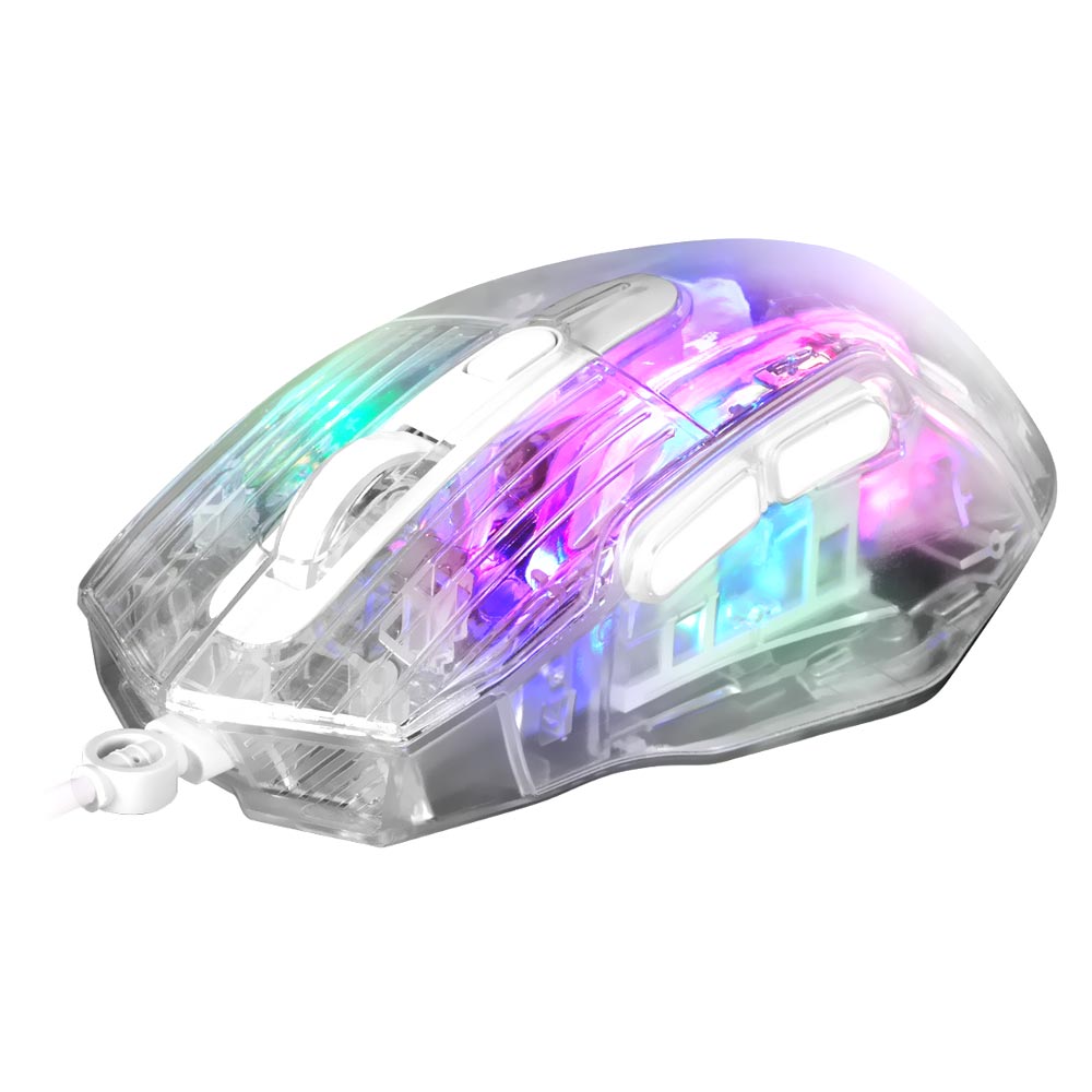 Mouse Gamer Marvo Scorpion M413 USB / RGB - Transparente no Paraguai ...