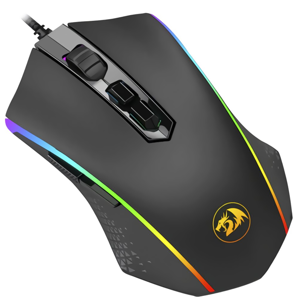 Mouse Gamer Redragon M710 Memeanlion Chroma USB / RGB - Preto no ...