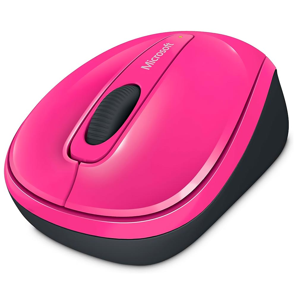 Mouse Microsoft 3500 / Wireless - Pink (GMF-00278) no Paraguai - Visão ...