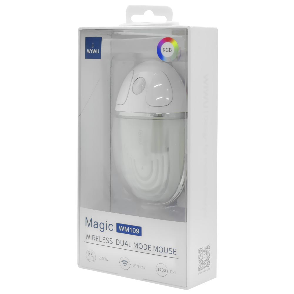 Mouse Wiwu WM109 Magic Wireless / RGB - Branco no Paraguai - Visão Vip ...