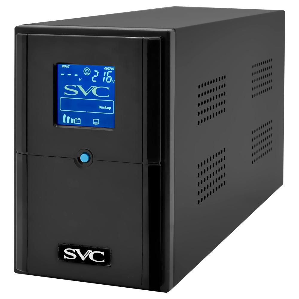 Nobreak SVC V-1200-LCD-EU 1200VA / 720W - 220V no Paraguai - Visão Vip Informática - Compras no ...