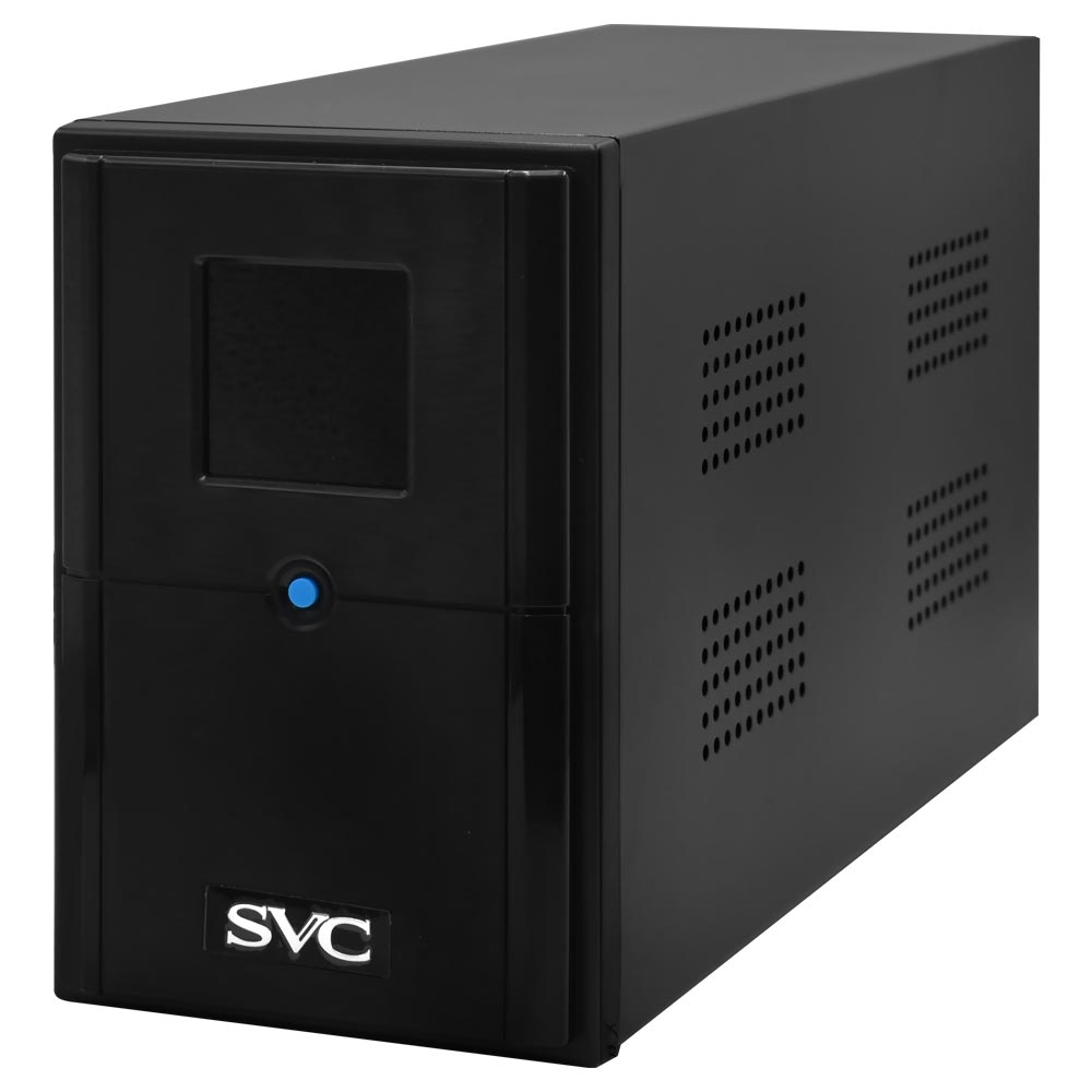 Nobreak SVC V-2000-LCD-US / 2000VA / 1200W - 220V no Paraguai - Visão ...