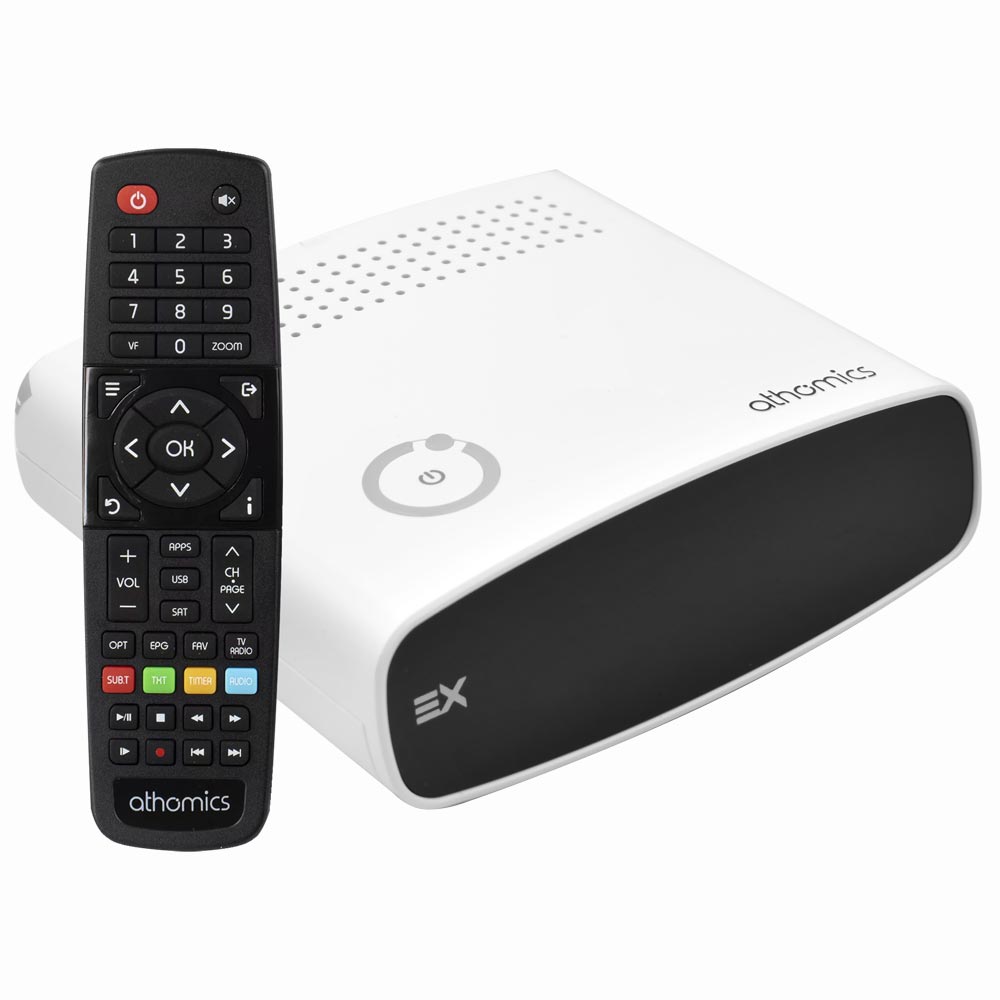 Receptor Digital FTA Athomics EX IKS / SKS - Branco no Paraguai - Visão Vip Informática ...