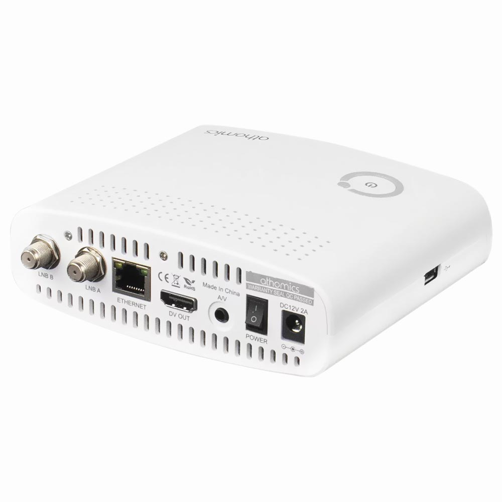 Receptor Digital FTA Athomics EX IKS / SKS - Branco no Paraguai - Visão Vip Informática ...