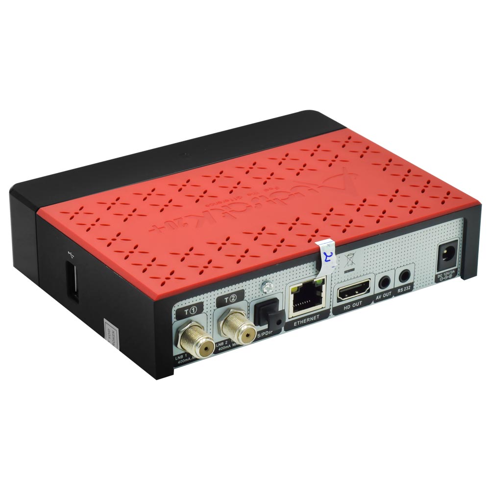 Receptor Digital FTA Audisat K20+ Huracan IKS / SKS - Preto no Paraguai - Visão Vip Informática ...