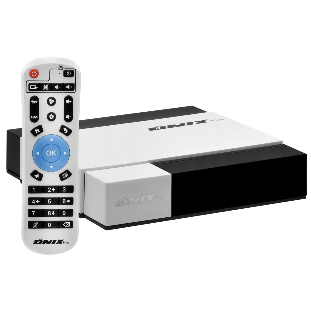 RECEPTOR DIGITAL ONIX PLUS 8K PRETO/BRANCO 2GB/16GB/WIFI/HDMI/USB/TF/LAN ANDROID11 no Paraguai ...