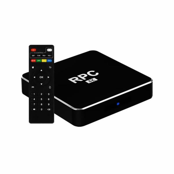 RECEPTOR DIGITAL TV BOX RPC 8K UHD PRETO 4GB/32GB/WIFI/HDMI/USB/LAN/SD/ANDROID 9.0 no Paraguai ...
