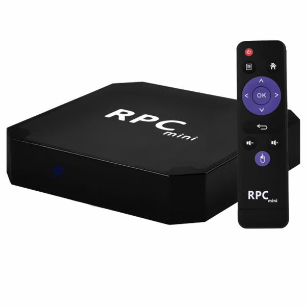 RECEPTOR DIGITAL TV BOX RPC MINI 8K UHD 6D PRETO 16GB/128GB/WIFI/HDMI/USB/TF/LAN/ANDROID 10.1 ...