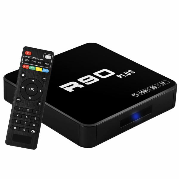 RECEPTOR DIGITAL TV BOX SMART R90 PLUS 8K UHD 6D PRETO 16GB/128GB/WIFI ...