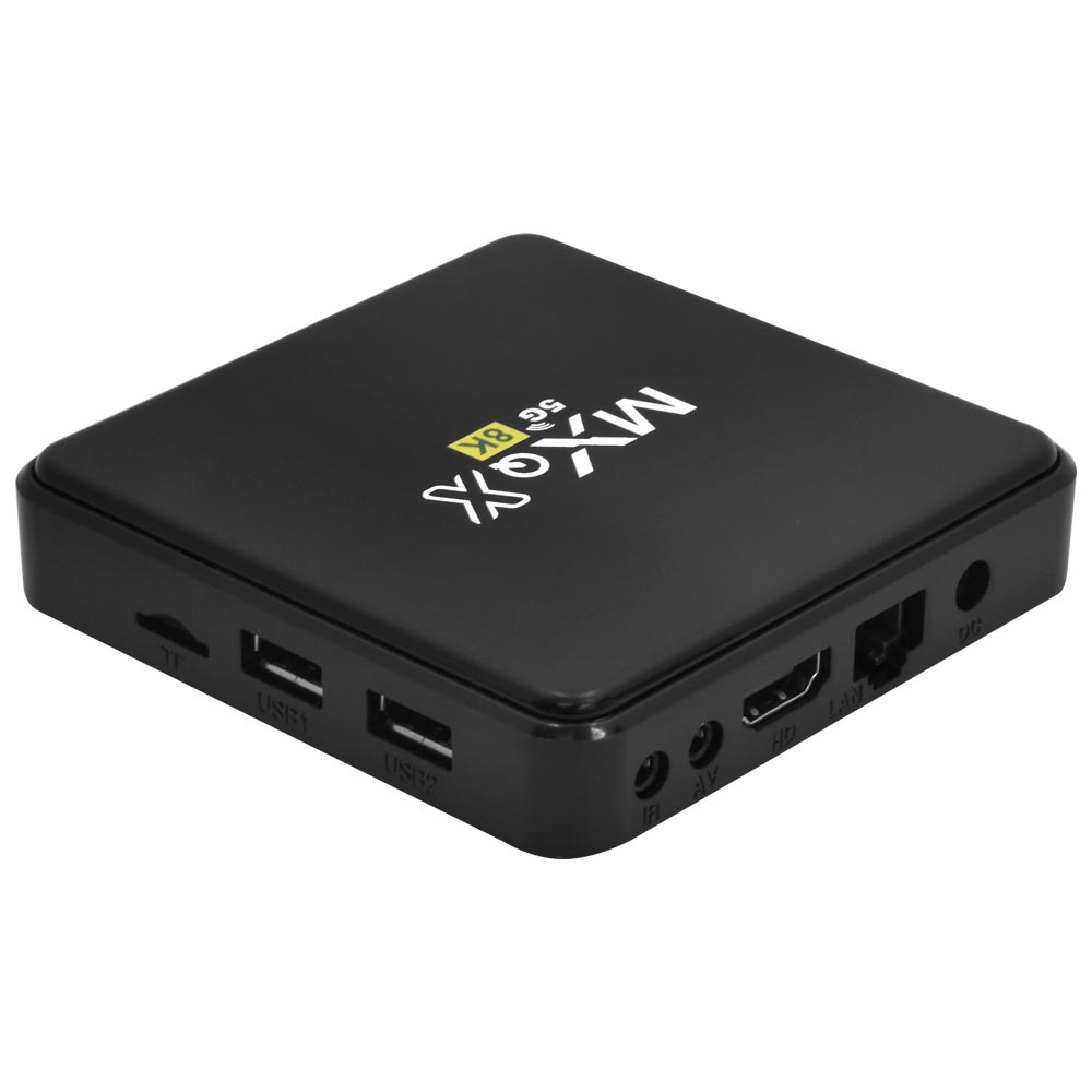 TV Box MXQ X 64GB de RAM / 256GB / 5G / 8K - Preto no Paraguai - Visão Vip Informática - Compras ...