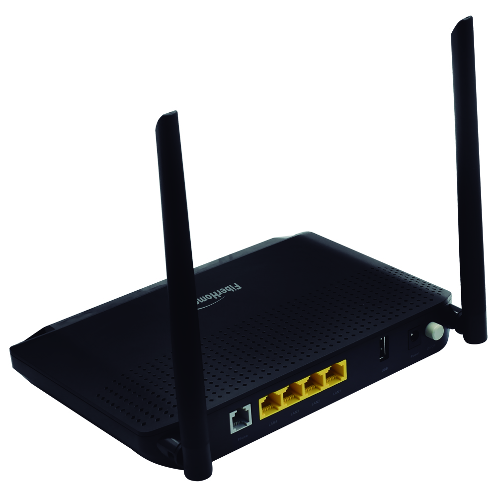 Roteador Fiberhome Gpon Onu HG6143D / 4LAN / 1WAN / 2.4GHz / 5GHz ...