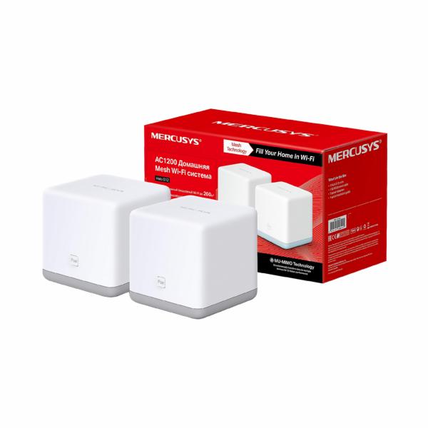 Roteador Mercusys Halo S12 Mesh Wi-Fi / 2 Pack Dual Band / 2.4GHz ...