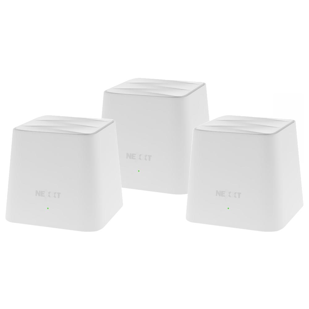 Roteador Nexxt AEFME904U1 Whole Home Mesh Wi-Fi Vektor 3600AC Range ...