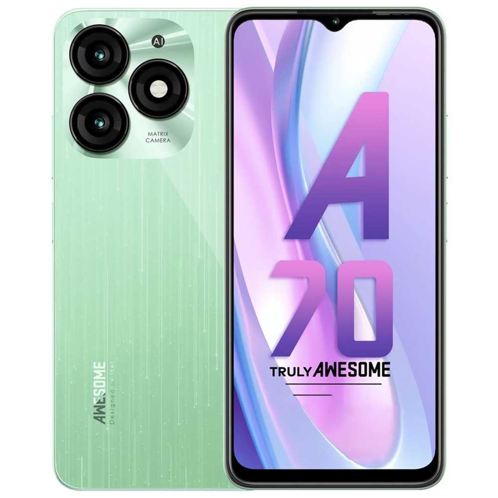 Celular Itel Awesome A70 A665L 4GB de RAM / 256GB / Tela 6.6" / Dual Sim LTE - Field Verde no ...