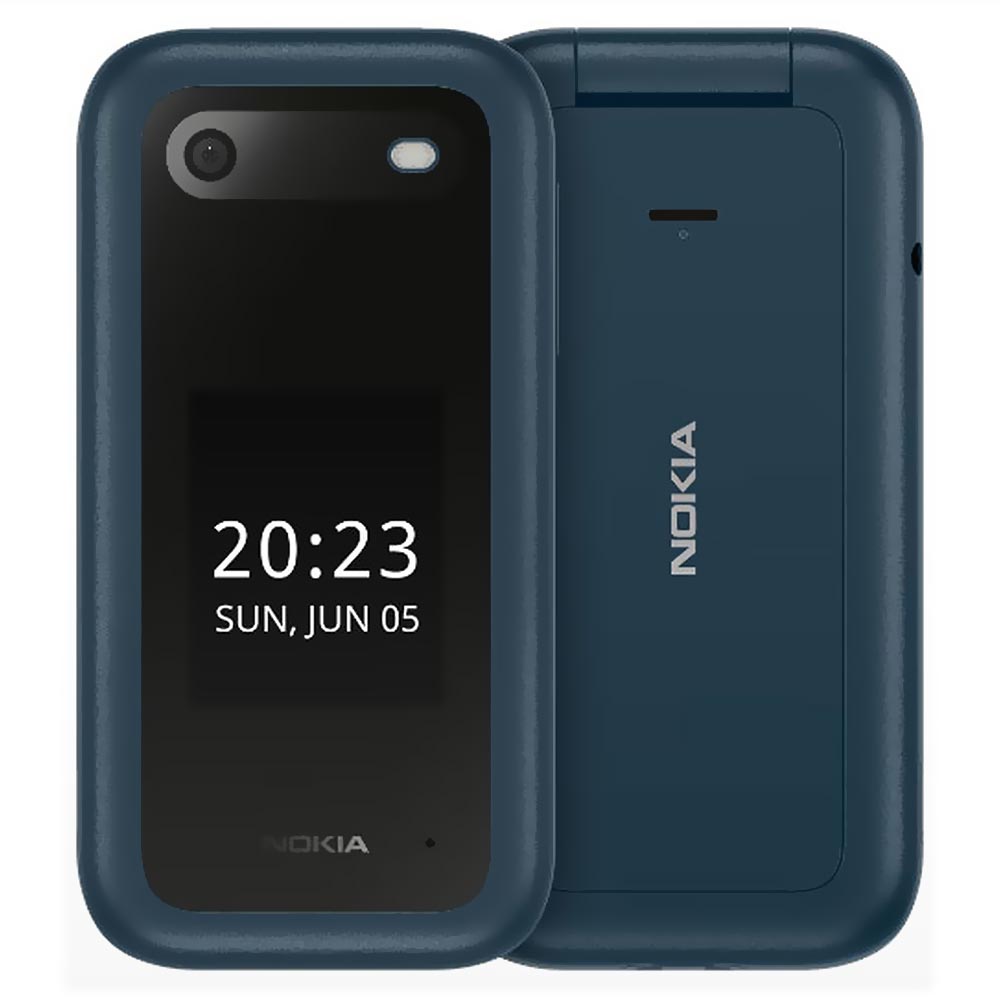 Celular Nokia 2660 Flip TA-1474 Tela 2.8" / Dual Sim - Azul no Paraguai ...