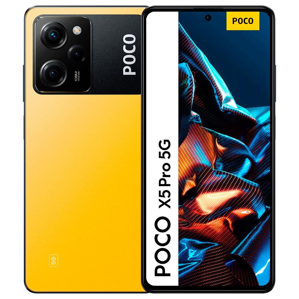 Celular Xiaomi POCO X5 Pro 5G 8GB de RAM / 256GB / Tela 6.67" / Dual Sim - Amarelo no Paraguai ...