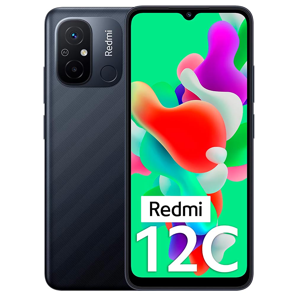 Celular Xiaomi Redmi 12C 4GB de RAM / 128GB / Tela 6.71" / Dual Sim LTE - Matte Preto (índia) no ...