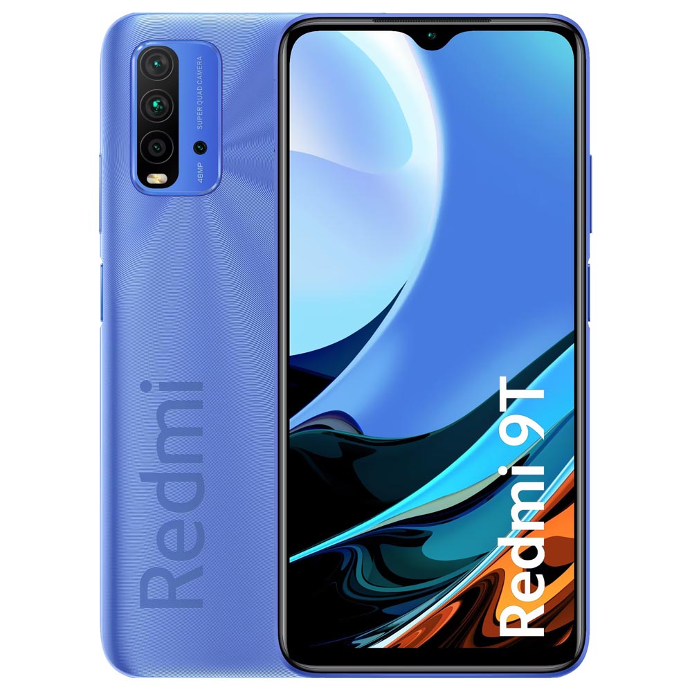 Celular Xiaomi Redmi 9T 4GB de RAM / 128GB / Tela 6.53" / Dual Sim LTE - Twilight Azul (Global ...