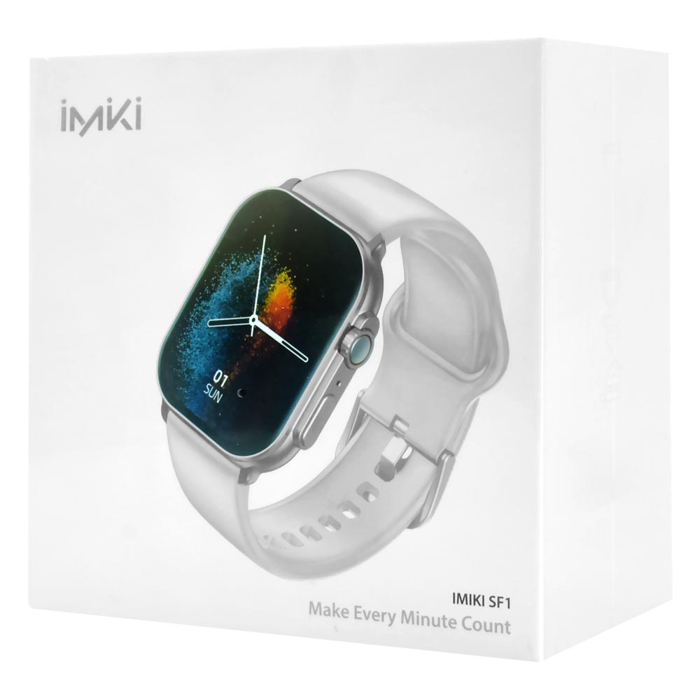 Relógio Smartwatch Imilab Imiki SF1 - Prata / Cinza no Paraguai - Visão Vip Informática ...