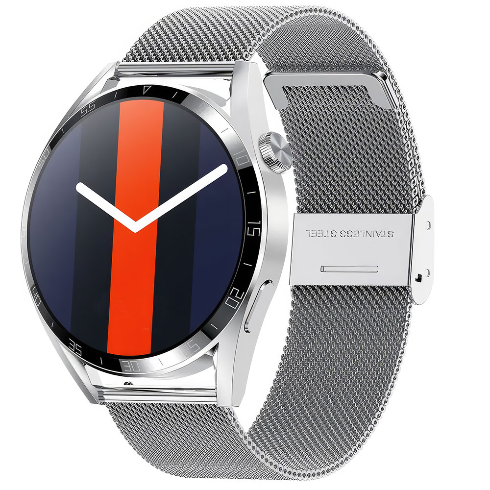 Relógio Smartwatch Tec GT3 Pro Mesh - Prata no Paraguai - Visão Vip ...