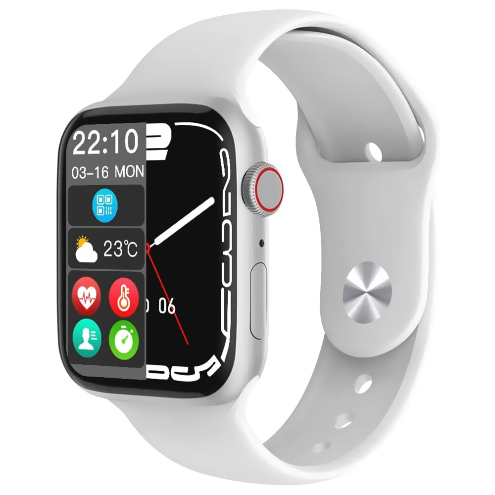 Relógio Smartwatch Tec W8 - Prata / Branco no Paraguai - Visão Vip Informática - Compras no ...