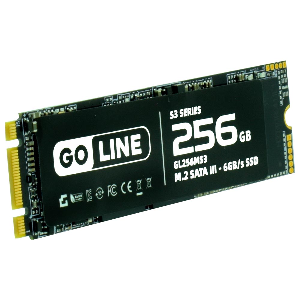 SSD Goline M.2 256GB SATA 3 - GL256MS3 no Paraguai - Visão Vip ...