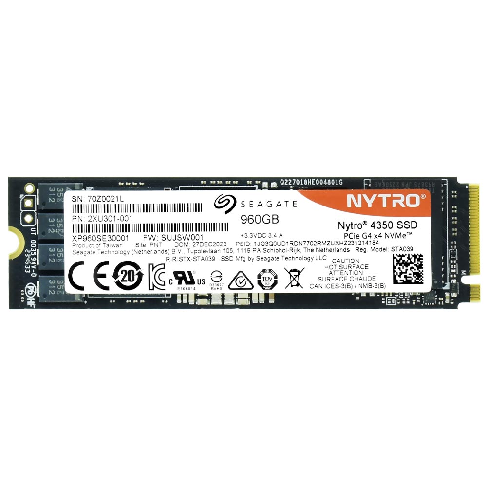 SSD Seagate M.2 960GB Nytro 4350 NVMe - XP960SE30001 no Paraguai ...