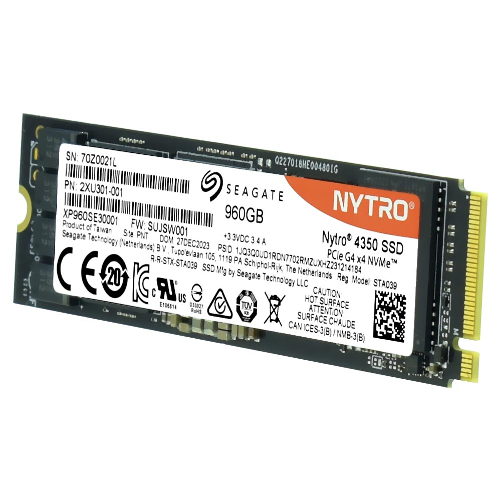 SSD Seagate M.2 960GB Nytro 4350 NVMe - XP960SE30001 no Paraguai ...