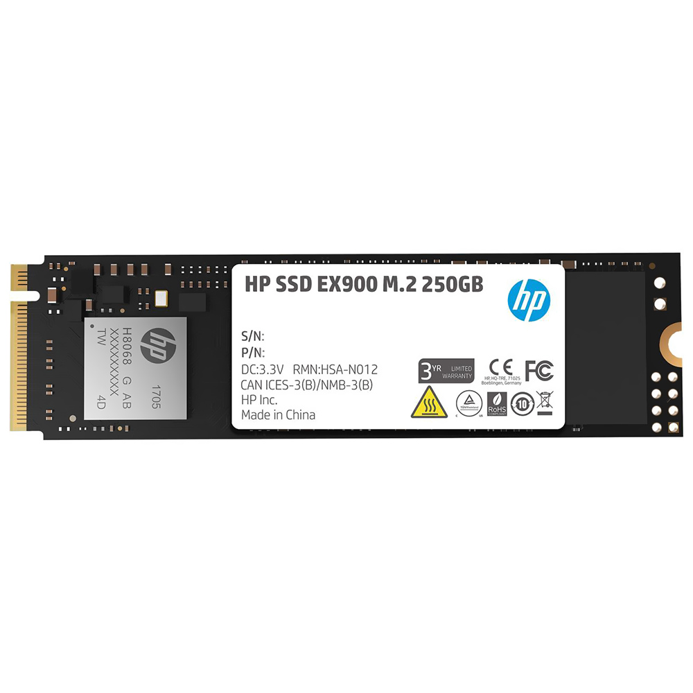 SSD HP M.2 250GB EX900 NVMe - 2YY43AA#ABL no Paraguai - Visão Vip ...