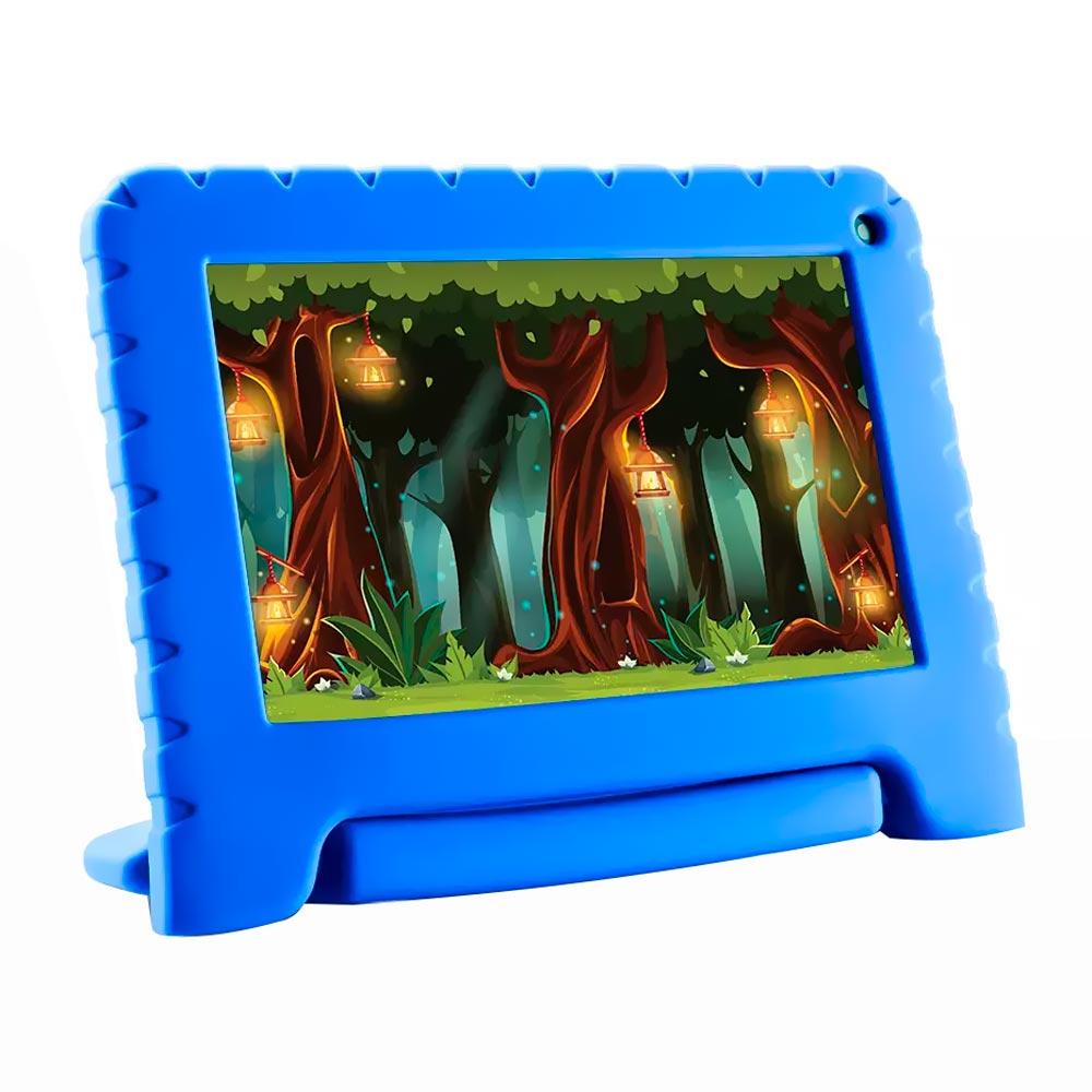 Tablet Kids Multilaser NB606 Kid Pad 2GB de RAM / 32GB / Tela 7" - Azul ...