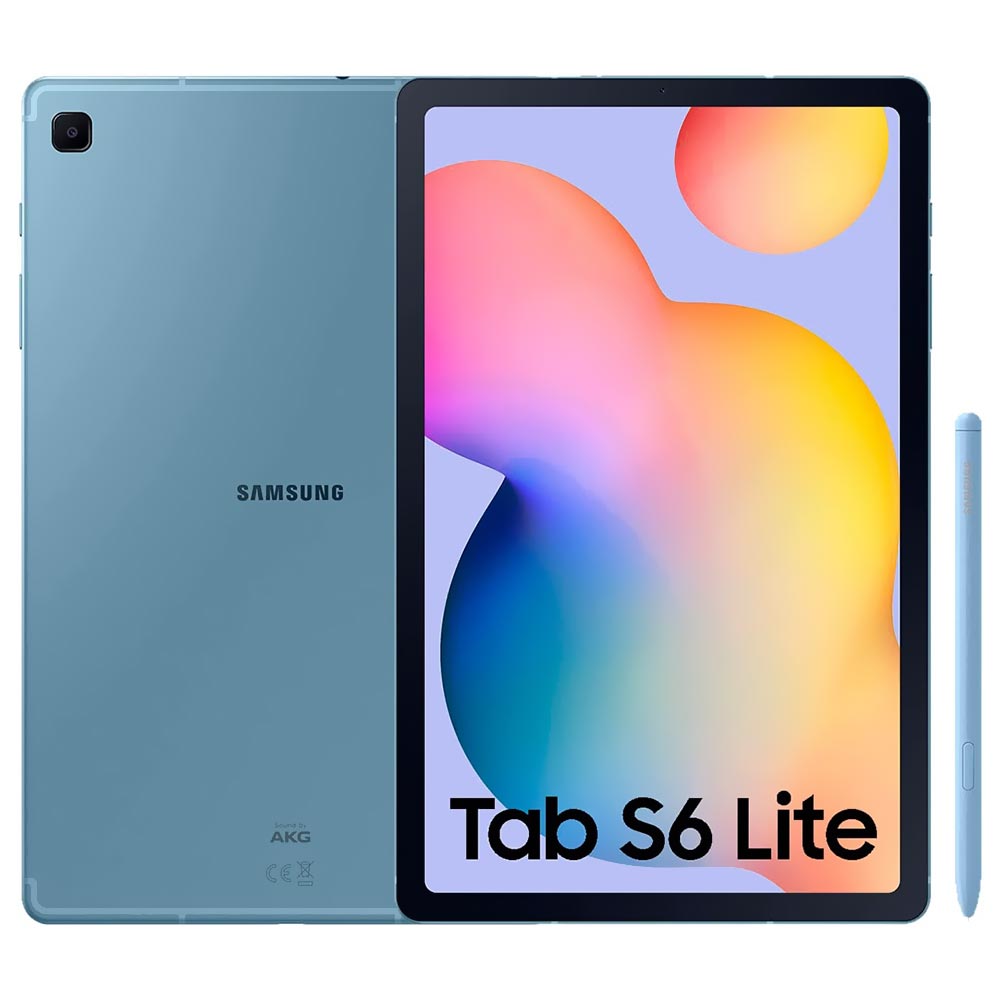 Tablet Samsung Galaxy Tab S6 Lite P619 64GB / Tela 10.4" - Angora Azul (2022) no Paraguai ...
