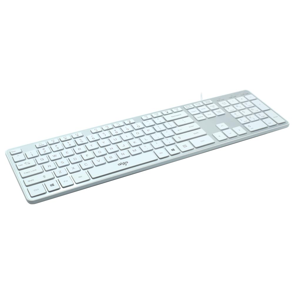Teclado + Mouse Aigo V500 Ultra Thin Chocolate USB / Inglês - Branco ... Teclado + Mouse Aigo V500 Ultra Thin Chocolate USB / Inglês - Branco ...