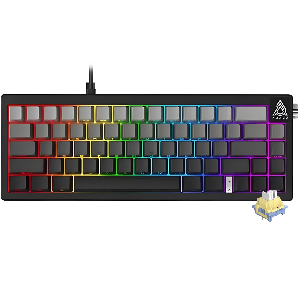 Teclado Gamer Mecânico Ajazz AK650 Nacodexx Mini USB / RGB / Day Dream ...