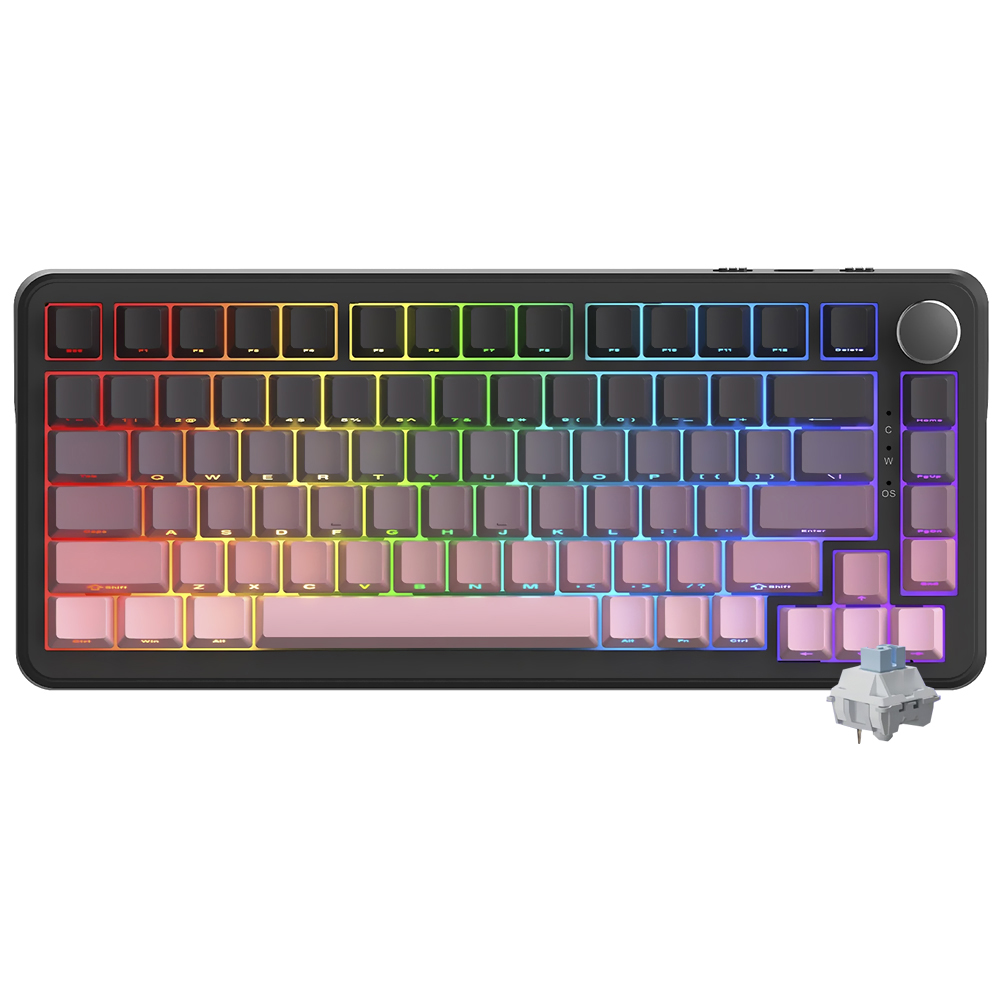 Teclado Gamer Mecânico Ajazz AK820 Max Plus Nacodexx Wireless / RGB ...