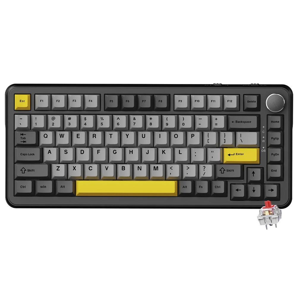 Teclado Gamer Mecânico Ajazz AK820 Max Plus TCC Nacodexx Wireless / RGB ...