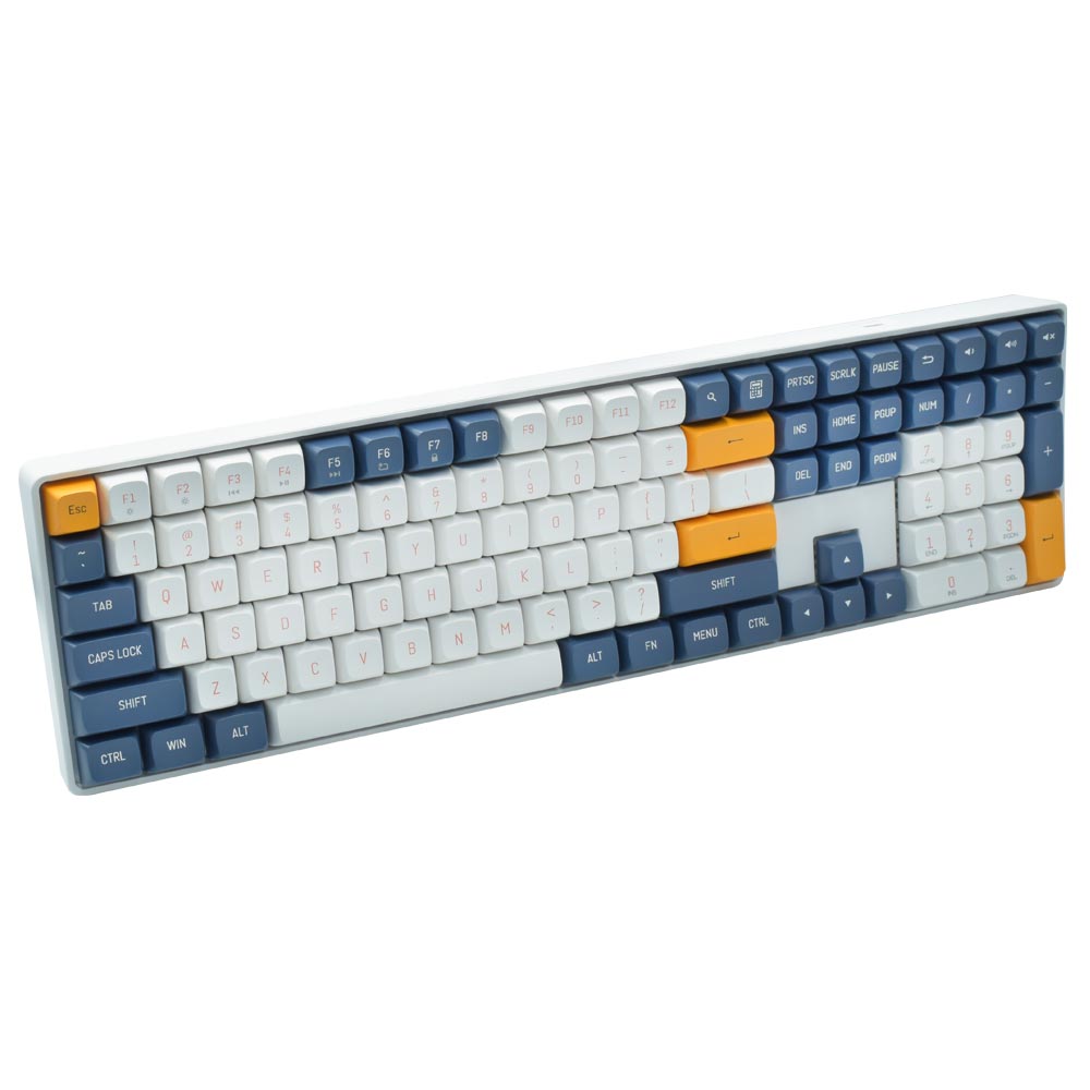 Teclado Gamer Mecânico darkFlash GD108 Yellow Wireless / Inglês ...