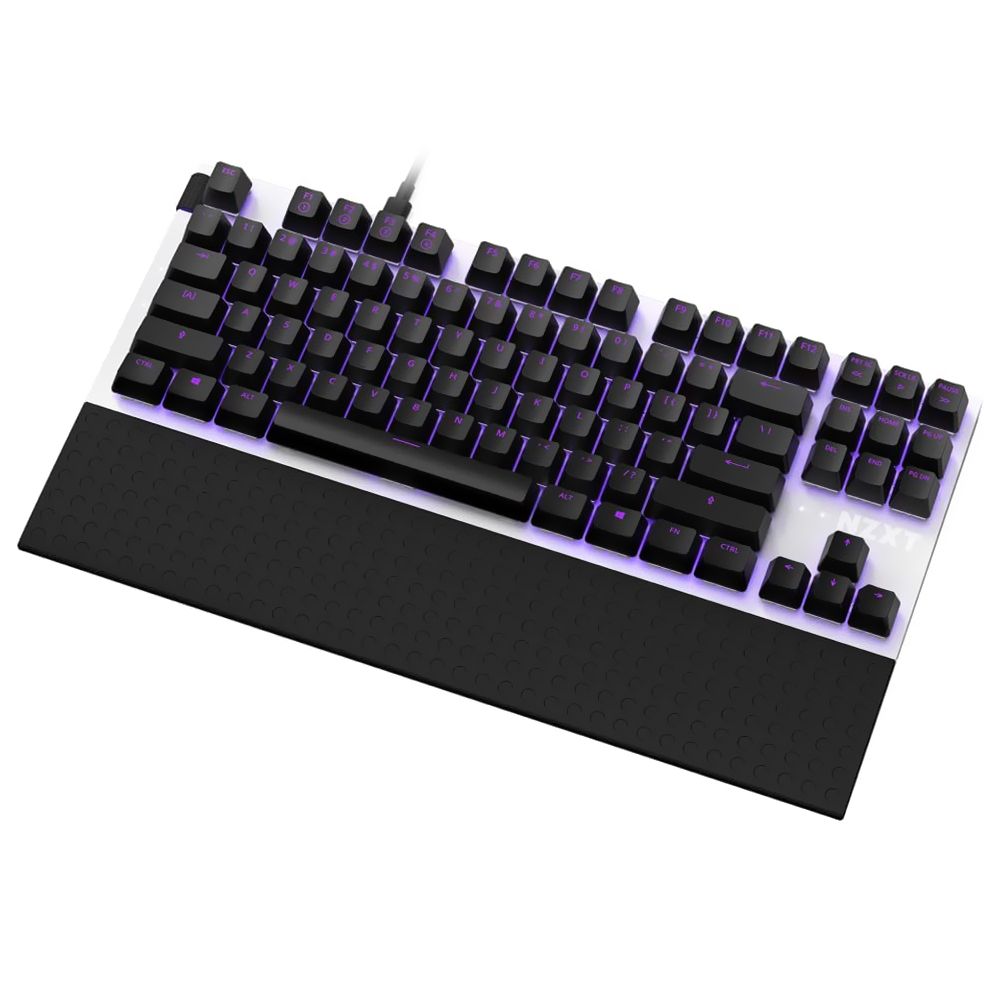 Teclado Gamer Mecânico NZXT Function TKL USB / RGB / Inglês - Branco ...