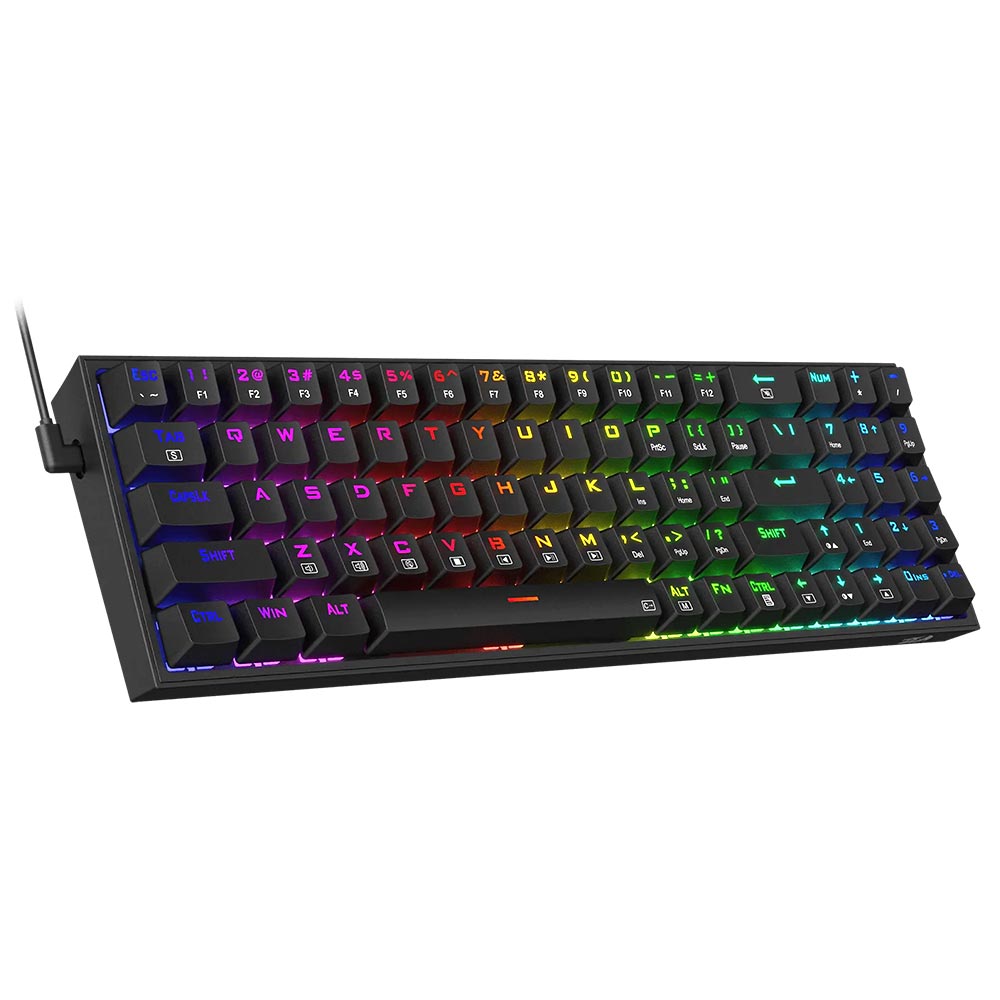 Teclado Gamer Mecânico Redragon K628RGB-PRO Pollux Pro Wireless / RED ...