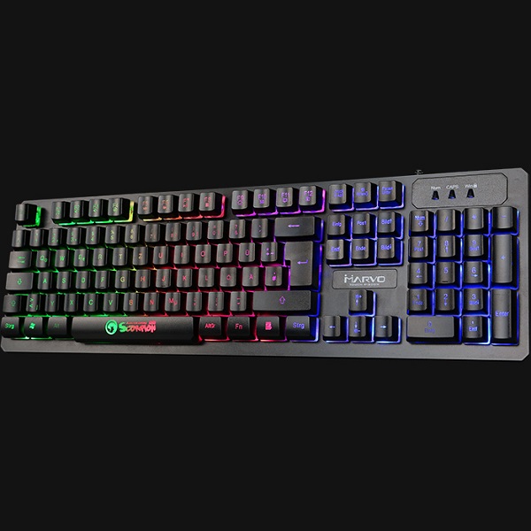 Teclado Gamer/Gaming Marvo Scorpion K616 RGB Preto - Visão Vip ...