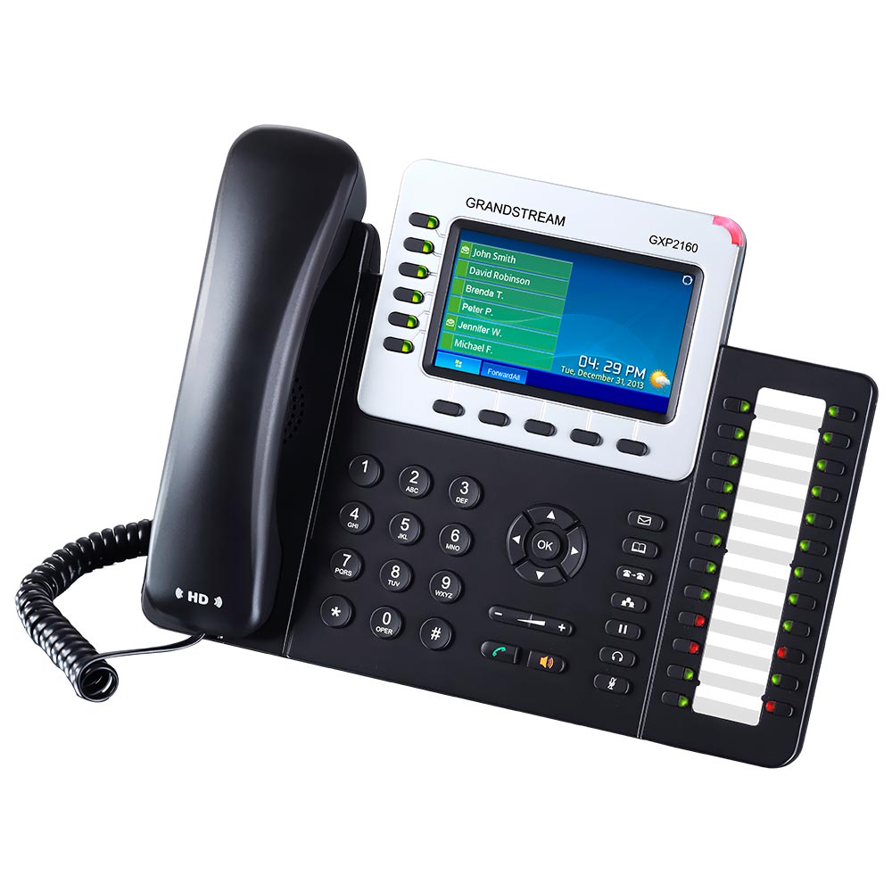 Telefone IP Grandstream GXP2160 HD Com Fio / 6 Linhas / 6 Sip / Bivolt ... Telefone IP Grandstream GXP2160 HD Com Fio / 6 Linhas / 6 Sip / Bivolt ...