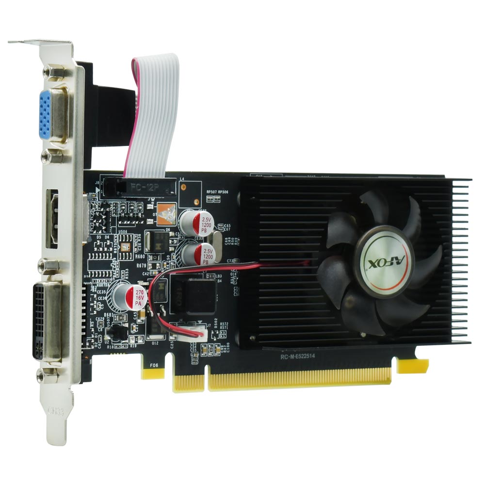 Placa de Vídeo AFOX 1GB GeForce G210 DDR2 - AF210-1024D2LG2-V7 no Paraguai - Visão Vip ...