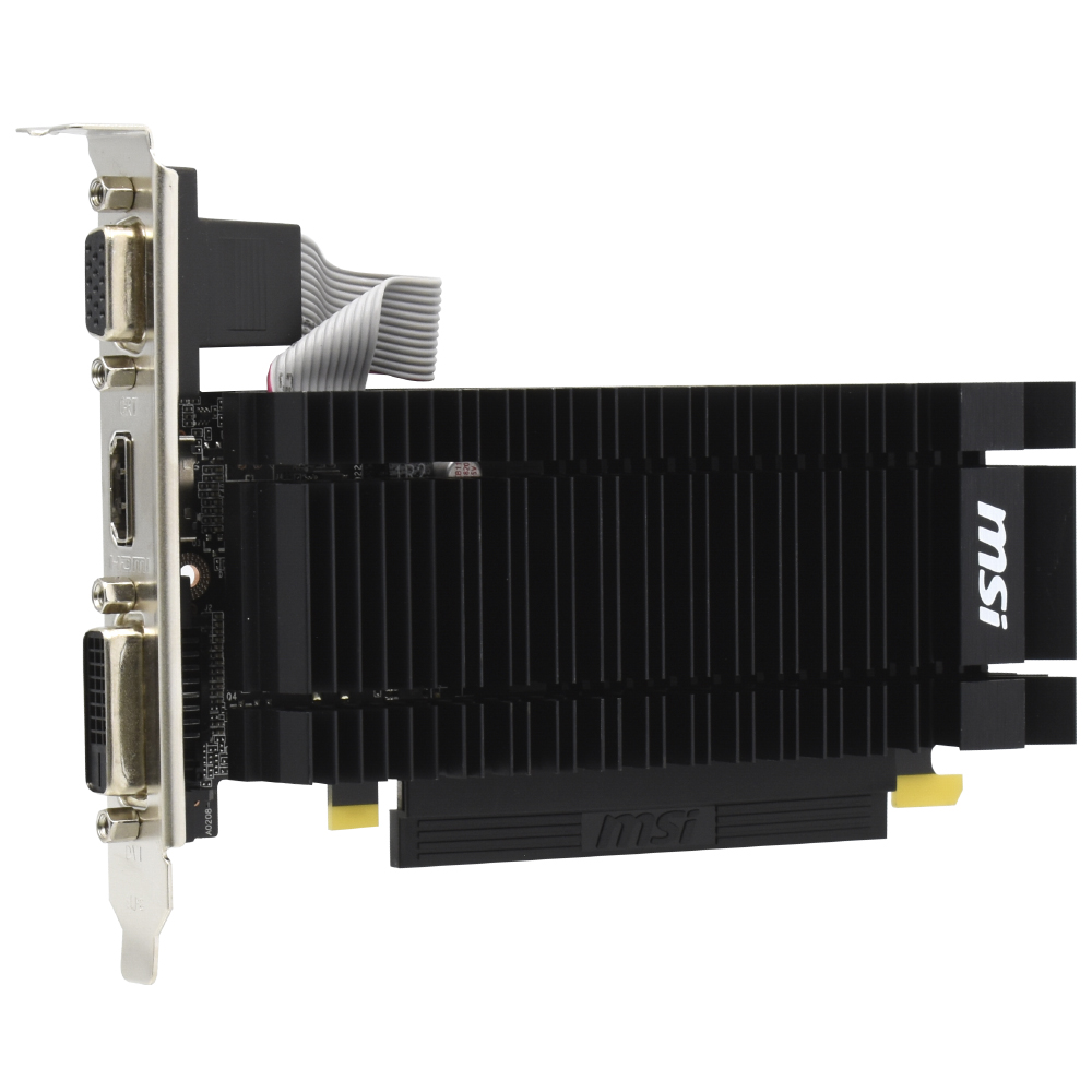 Placa de Vídeo MSI Afterburner OC 2GB GeForce GT730 DDR3 - N730K-2GD3H/LPV1 no Paraguai - Visão ...