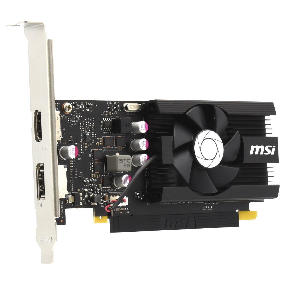 Placa de Vídeo MSI LP OC 2GB GeForce GT1030 DDR4 - 912-V809-4065 no ...