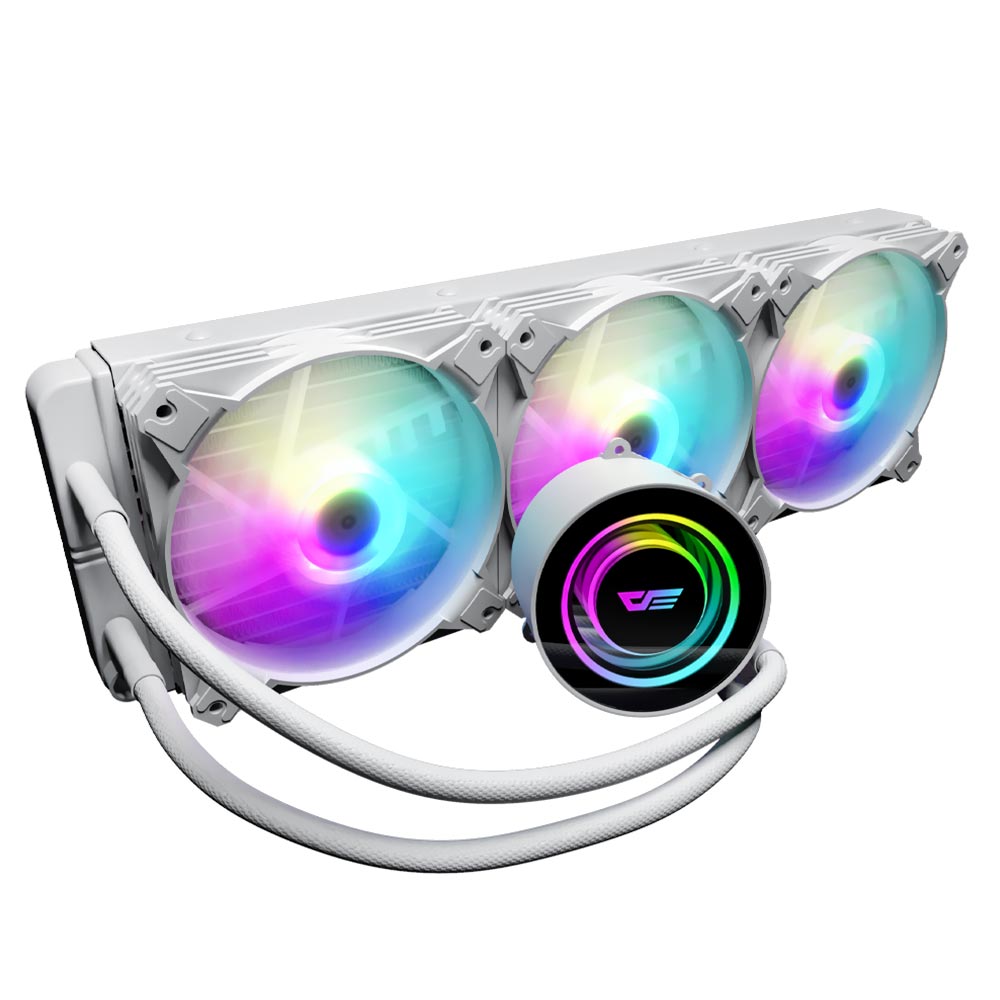 Water Cooler Para Processador darkFlash Twister DX-360 V2 360MM RGB - Branco no Paraguai - Visão ...